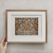 Vintage Textile Art Rug Pattern Wall Print Moody Tapestry Digital ...