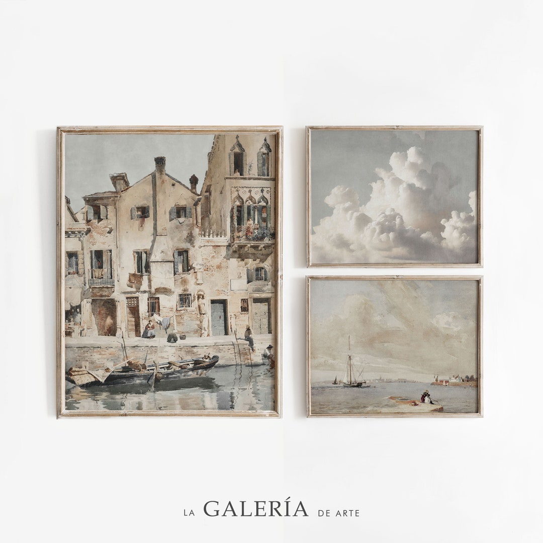 Venice Gallery Wall Prints | Mediterranean Gallery Wall Prints ...
