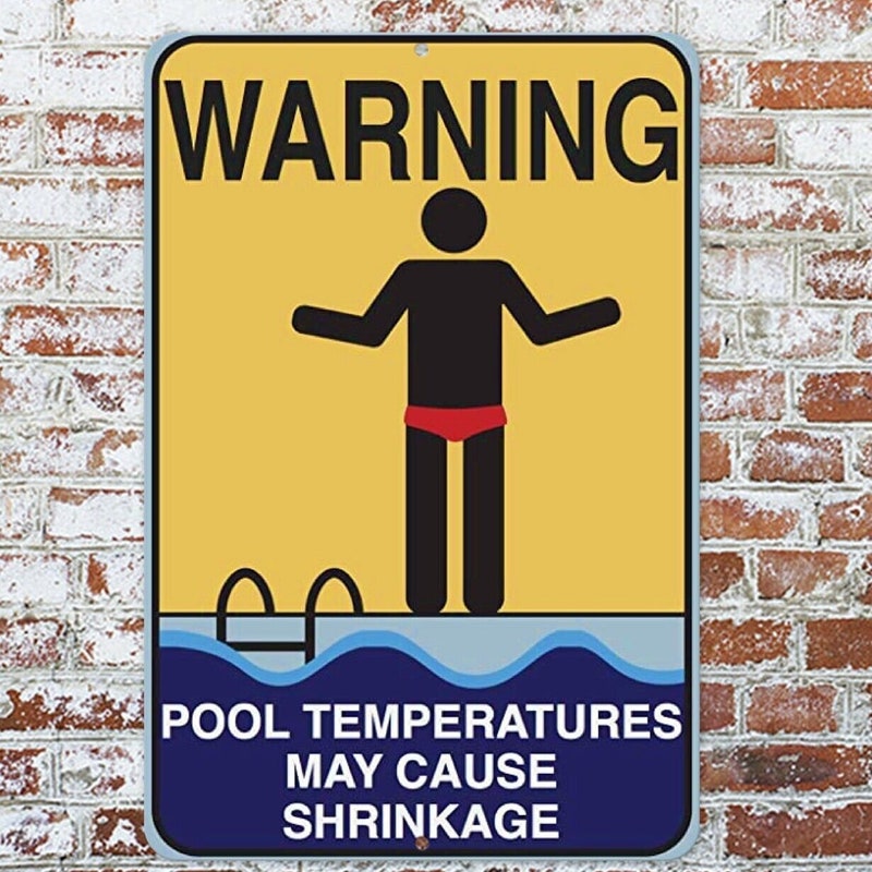 Funny Pool Signs - Etsy