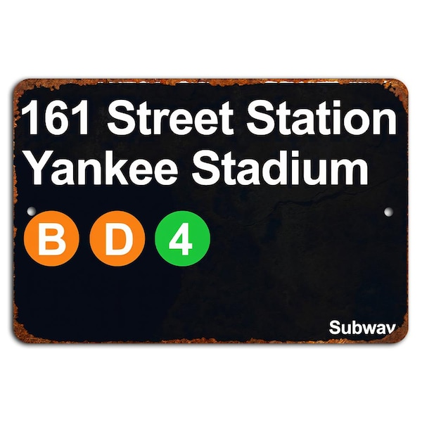 Subway Sign Art - Etsy