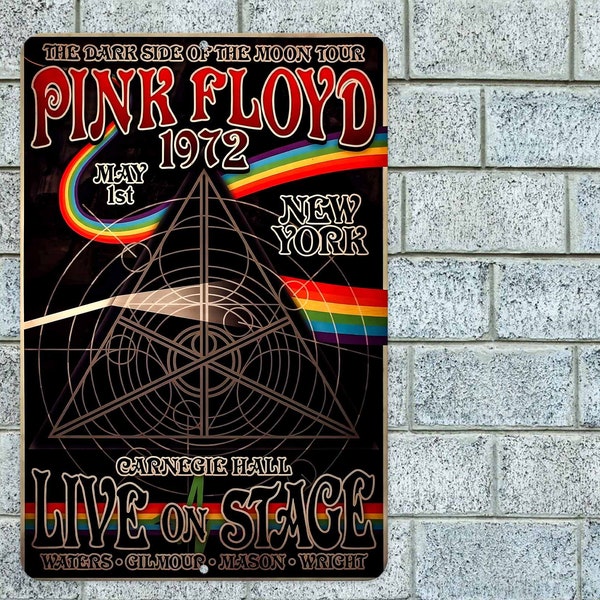 Pink Floyd Metal Sign - Etsy