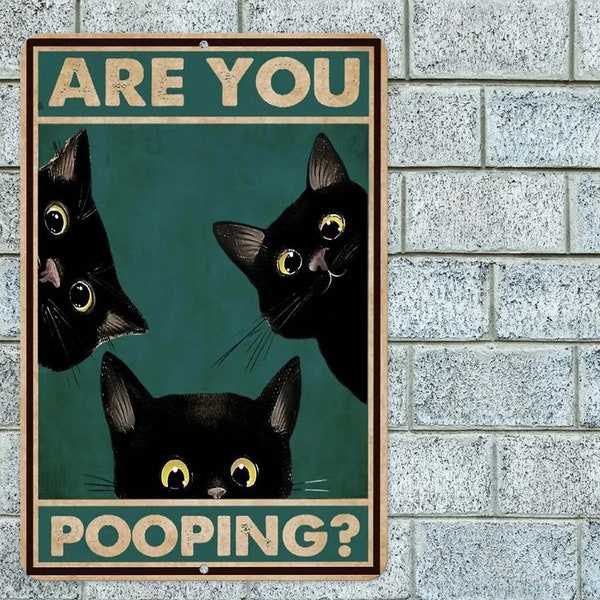 Cat Vomit Warning Sign - Etsy