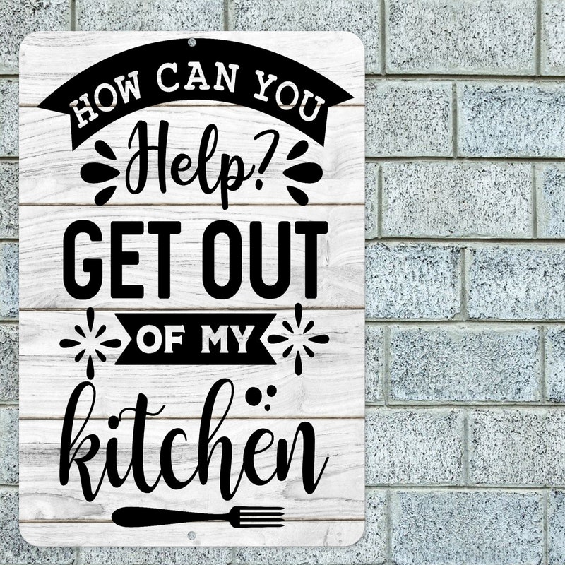 Stay Out the Kitchen Sign - Etsy