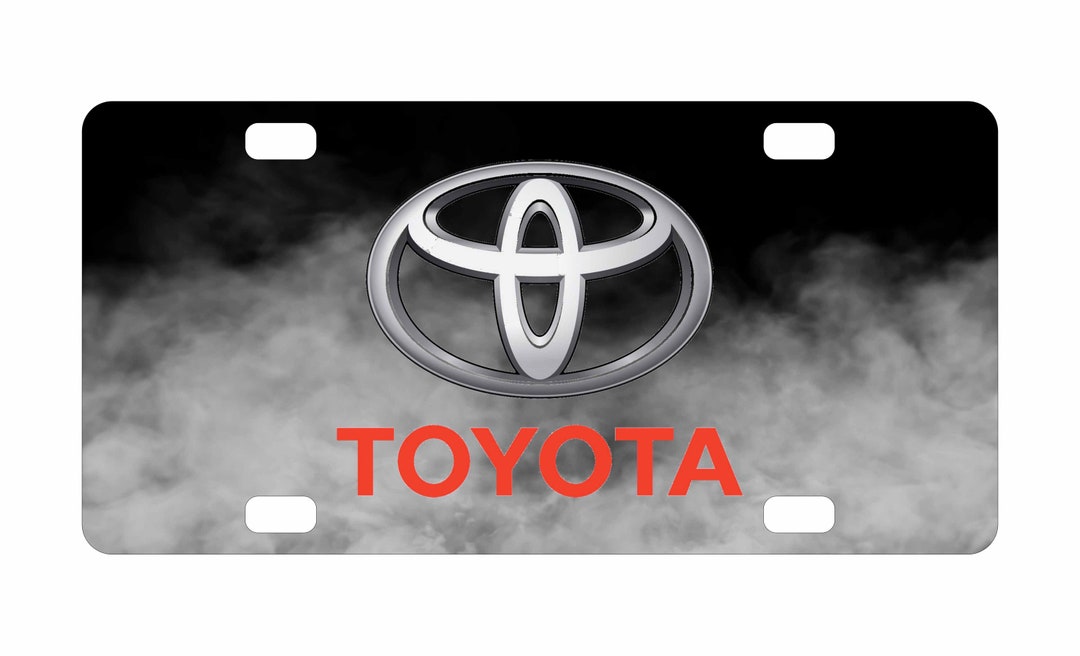 Toyota Emblem Logo License Plate Aluminum 6x12 - Etsy