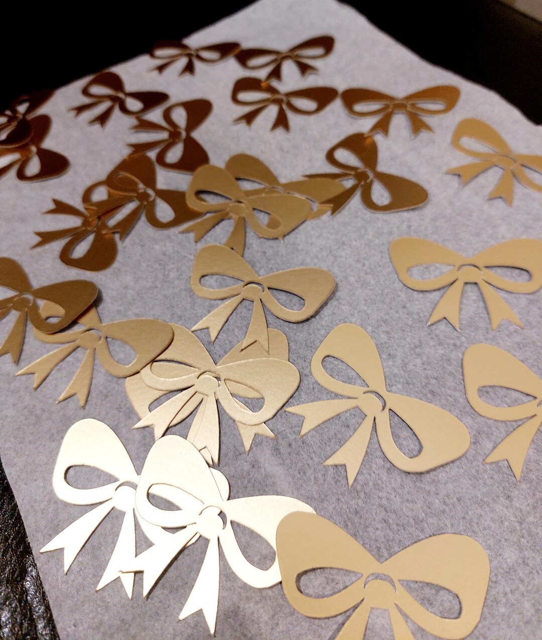 Paper Bows, Pack of 10 Paper Bows, Cut-out Bows, Baby Shower, Party ...
