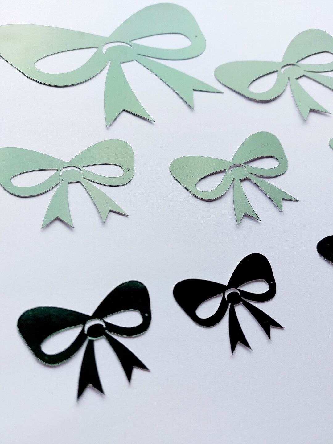 Paper Bows, Pack of 10 Paper Bows, Cut-out Bows, Baby Shower, Party ...