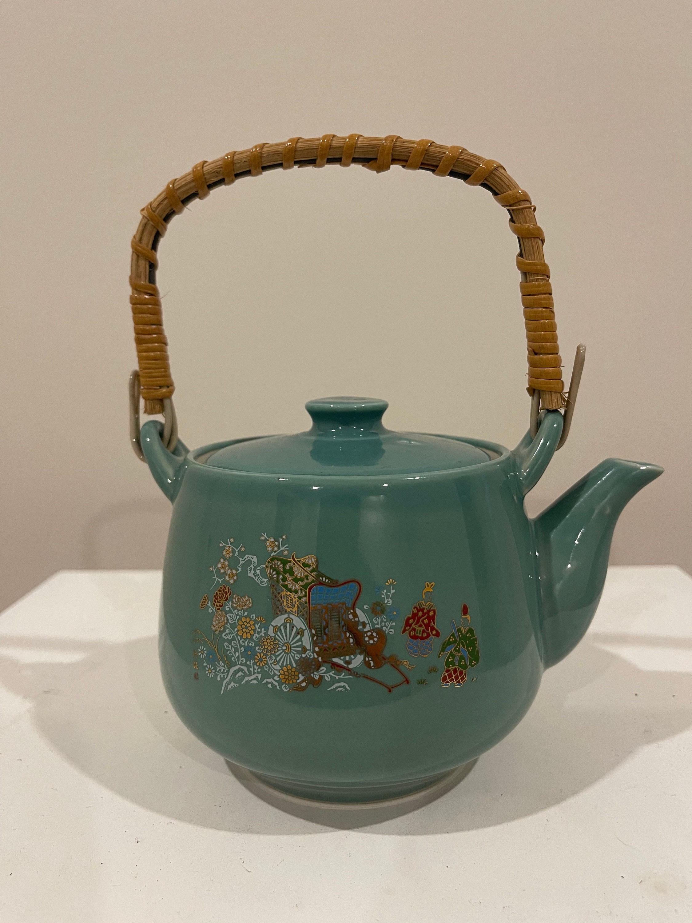 Vintage Asahi Japanese Porcelain Teapot - Etsy