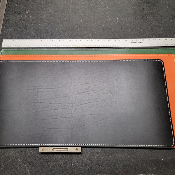Leather Desk Blotter - Etsy