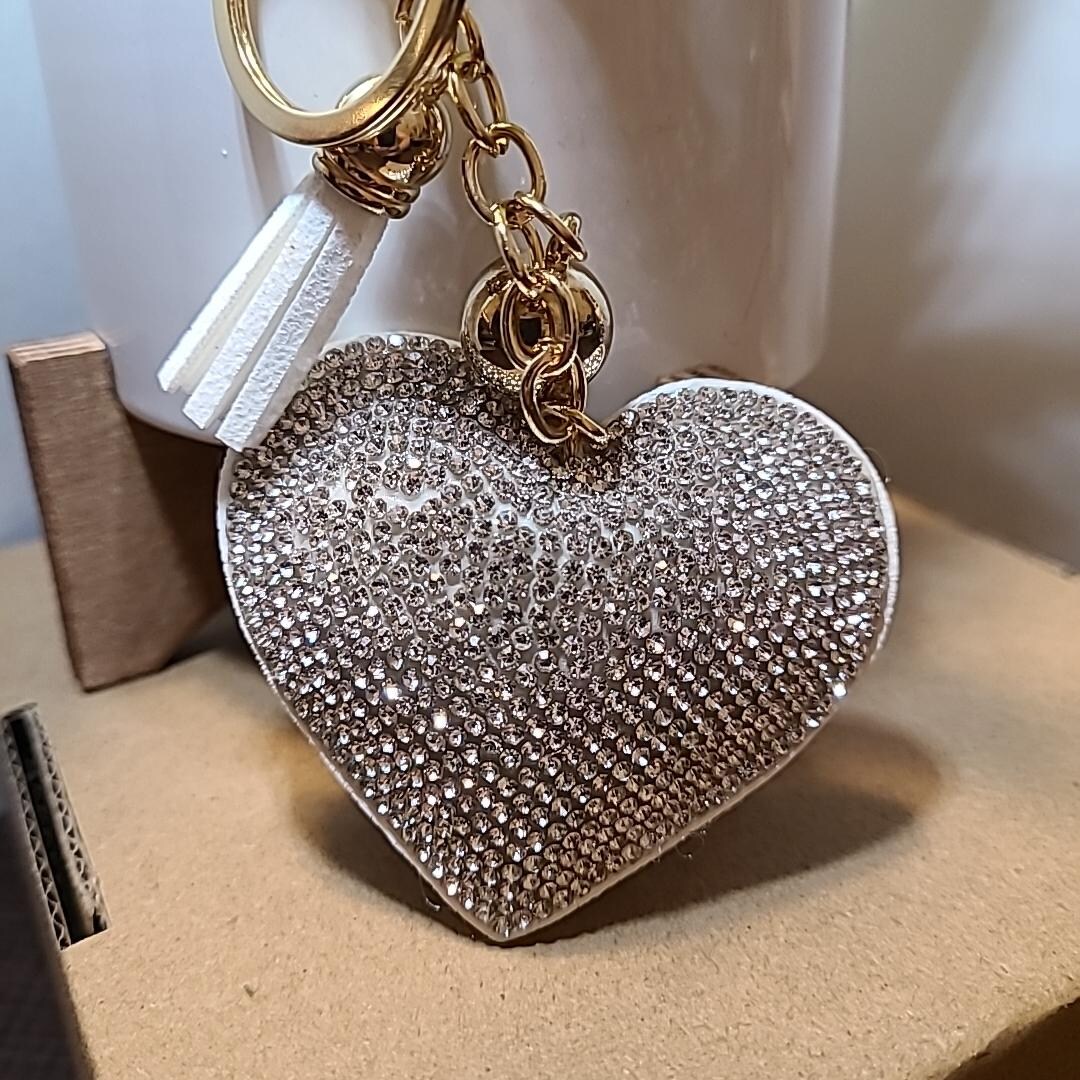 Unbranded Heart W/bling Keychains Various Colors Womens Auto Home ...