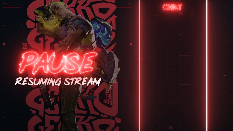 Gekko Animated Stream Overlay | Valorant New Agent | Valorant Stream ...