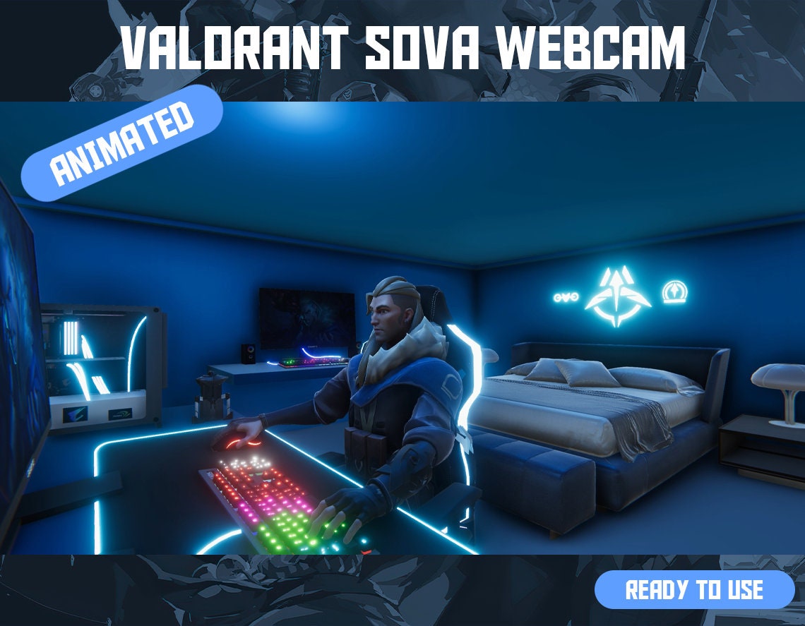 HD Valorant Sova Animated Virtual Camera (webcam / Screen) - 1080p Loop ...