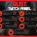 Rust Red Complate Animated Twitch Package | Rust Big Stream Pack Webcam ...