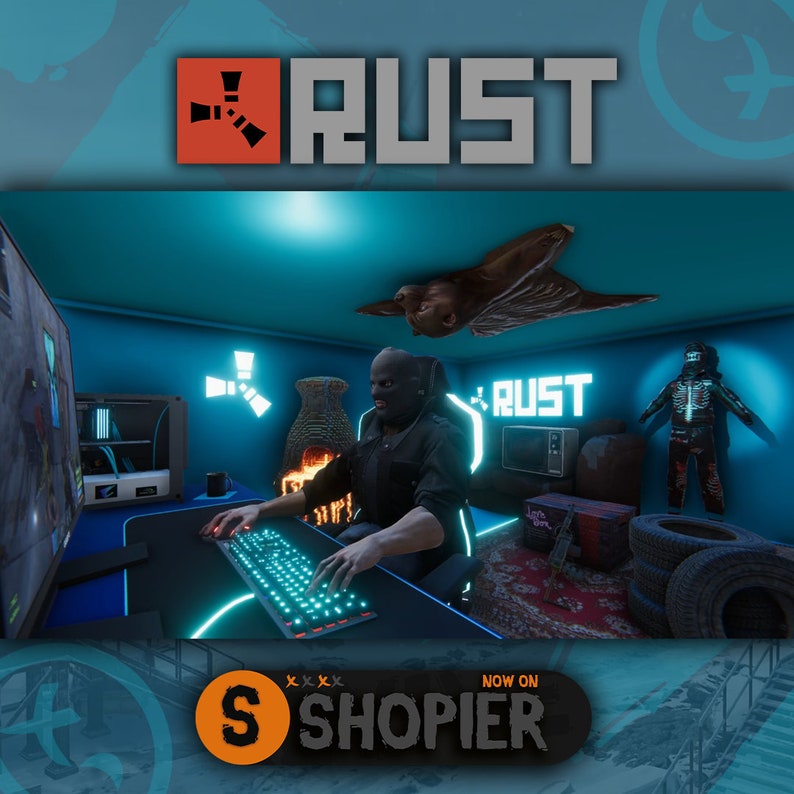 Stream Pack - Rust Game Ice Streamer Pack - Animated Design - HD ...