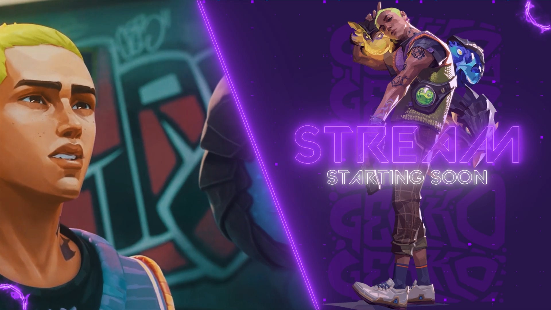 GEKKO Valorant Stream Overlays Pack - Cute Gekko Animated Stream ...