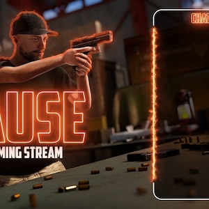 Rust Game Animated Twitch Overlay Package | Starting, Pause, Ending ...