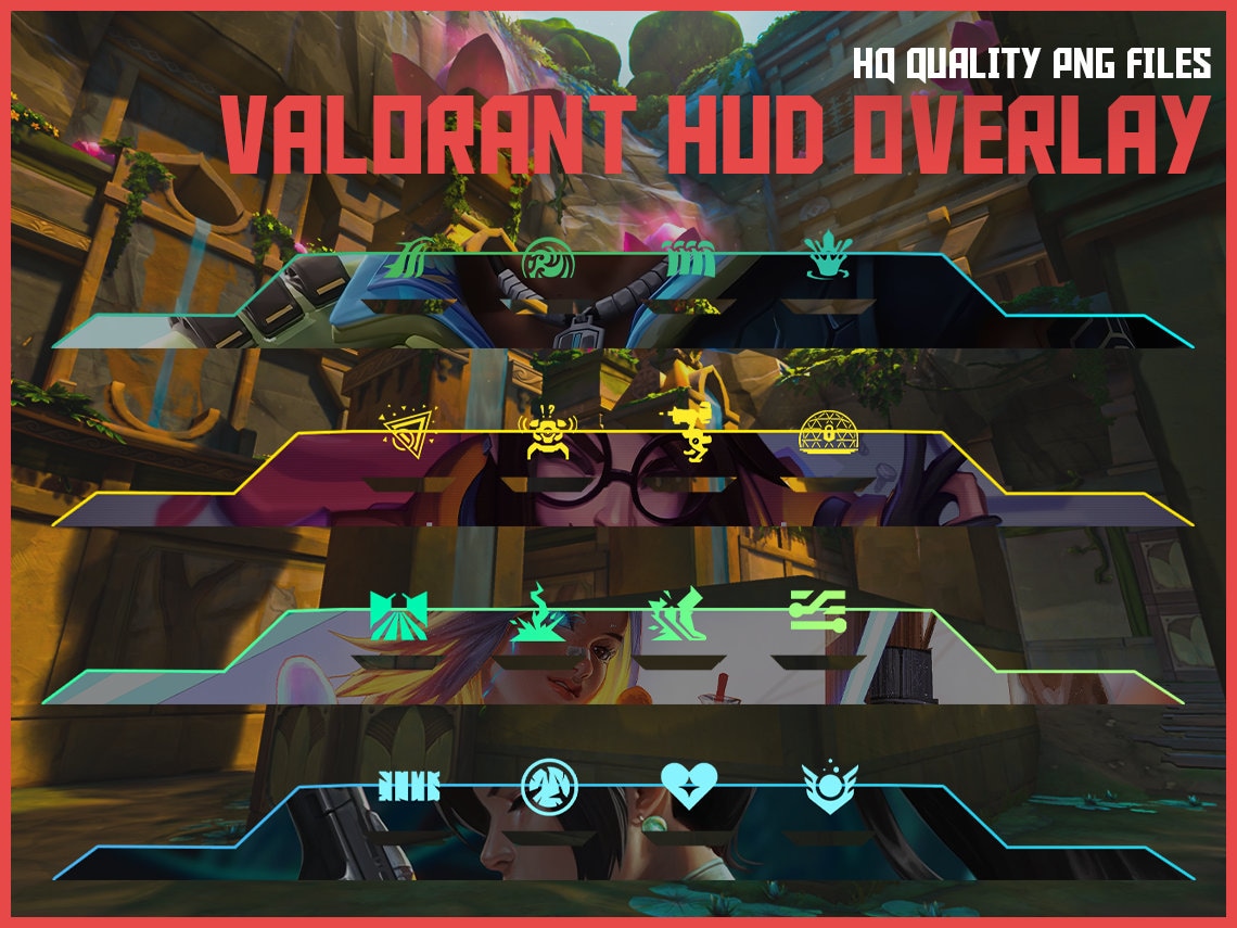 Waylay Update Valorant HUD Overlays || All Agent Ready File / Twitch ...