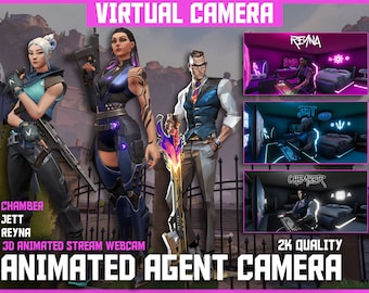 HD Valorant Reyna Animated Virtual Camera (webcam / Screen) - 1080p ...