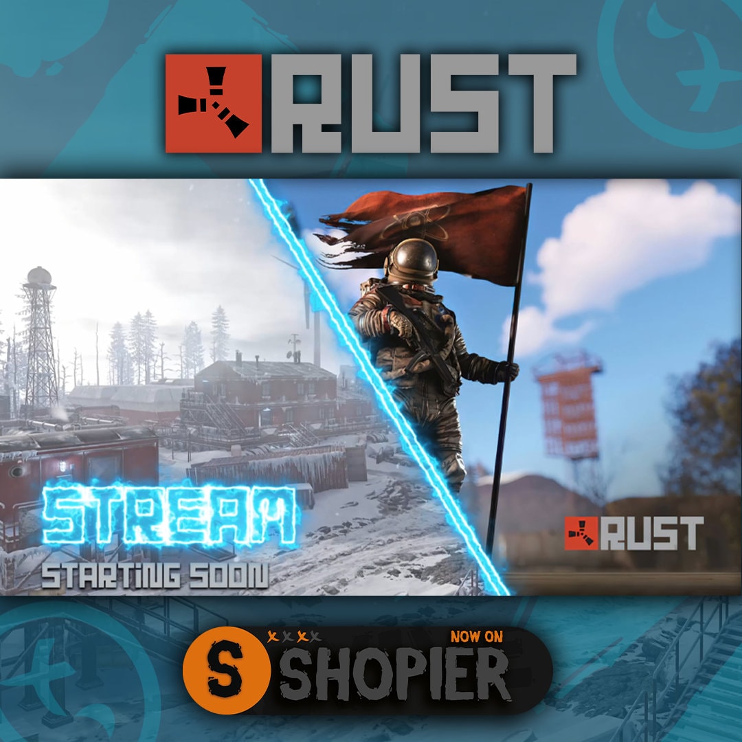 Stream Pack - Rust Game Ice Streamer Pack - Animated Design - HD ...