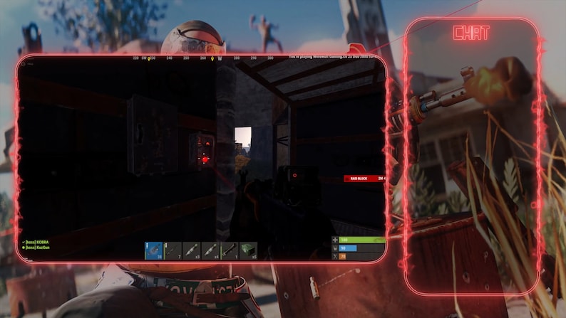 Rust Red Complate Animated Twitch Package Rust Big Stream Pack Webcam ...