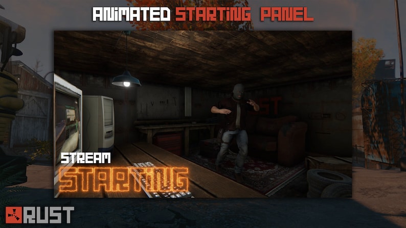 Stream Pack Designed for Rust Game - HD Quality - Everything for Stream ...