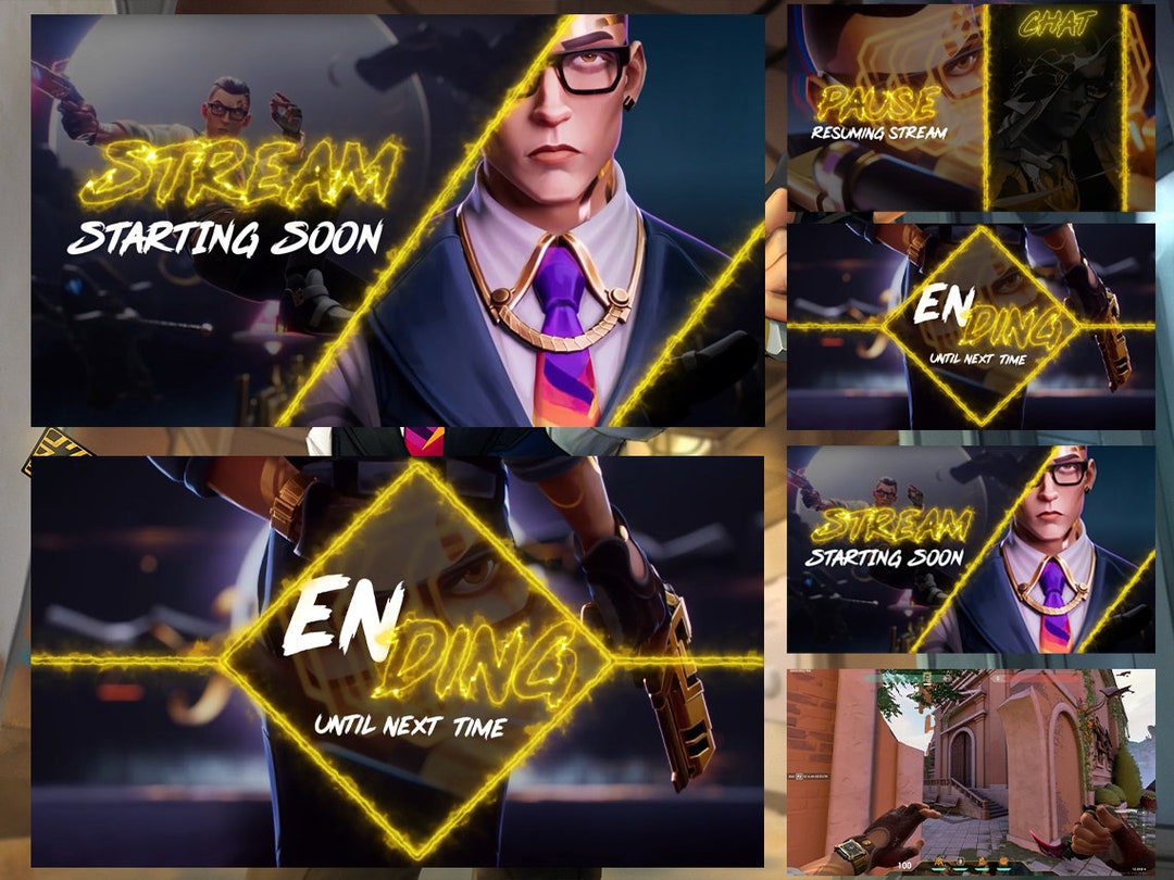 Valorant Stream Pack - Chamber Animated Twitch Overlays and Hud ...