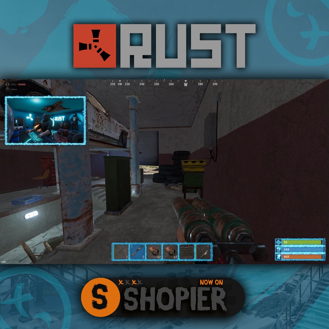 Stream Pack Rust Game Ice Streamer Pack Animated Design HD Quality ...