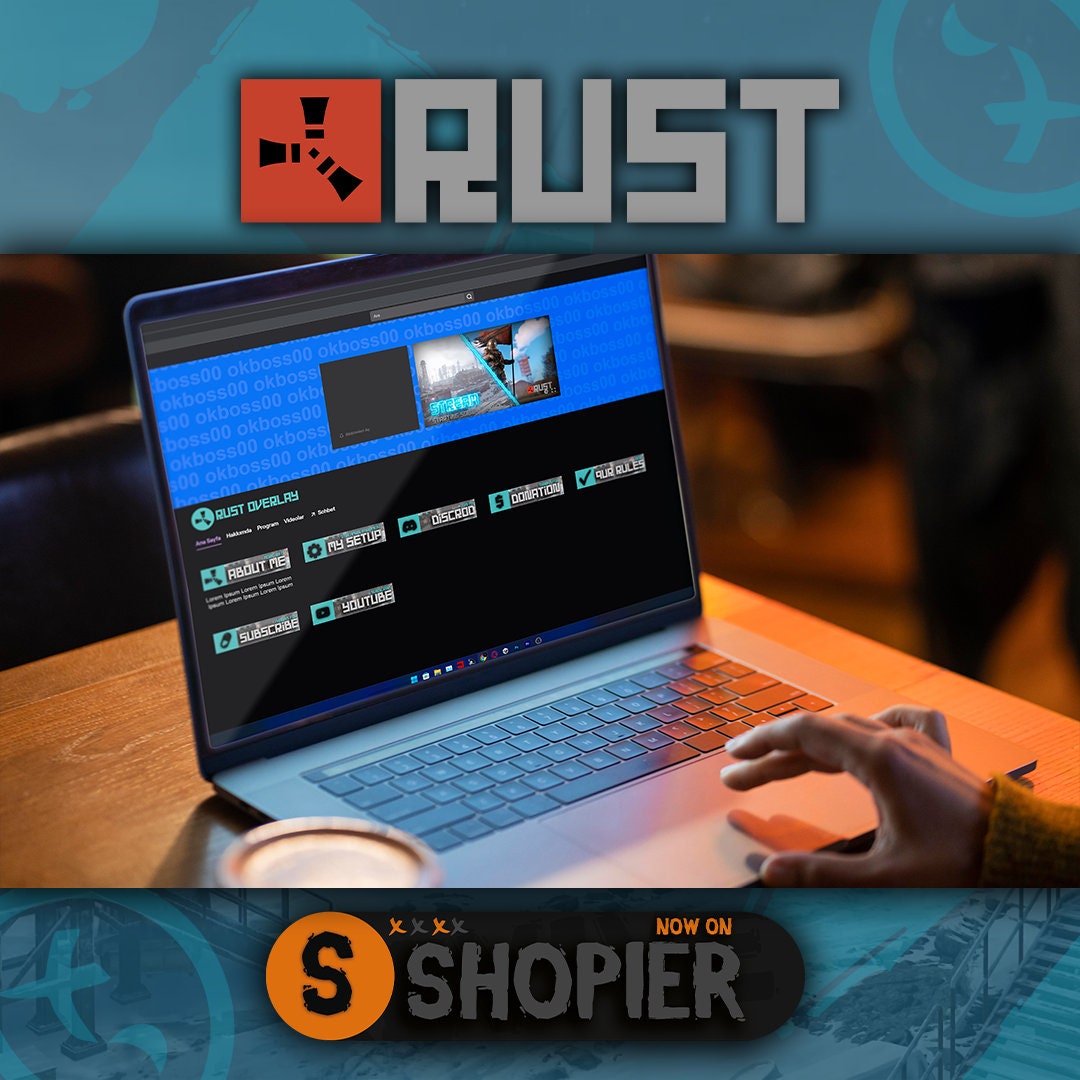 Stream Pack - Rust Game Ice Streamer Pack - Animated Design - HD ...