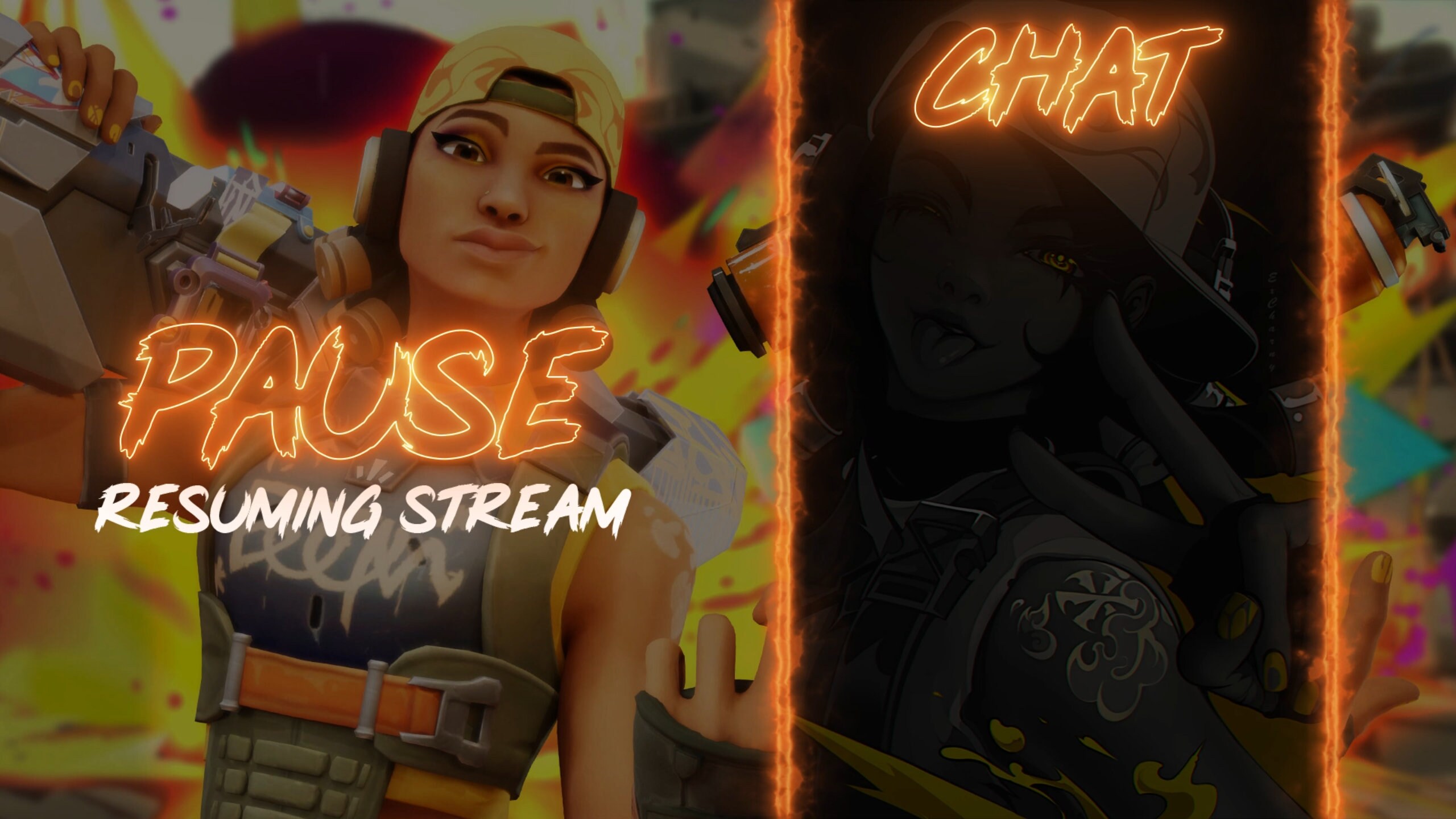 Valorant Stream Pack - Raze Animated Twitch Overlays | Raze Ingame HUD ...