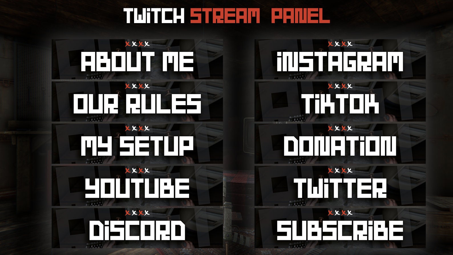 Stream Pack Designed for Rust Game - HD Quality - Everything for Stream ...