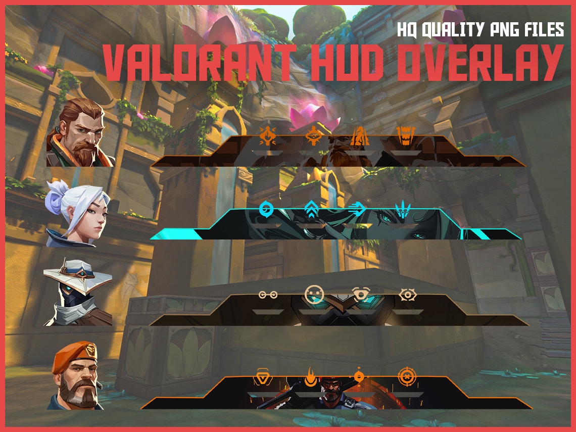 Waylay Update Valorant HUD Overlays || All Agent Ready File / Twitch ...