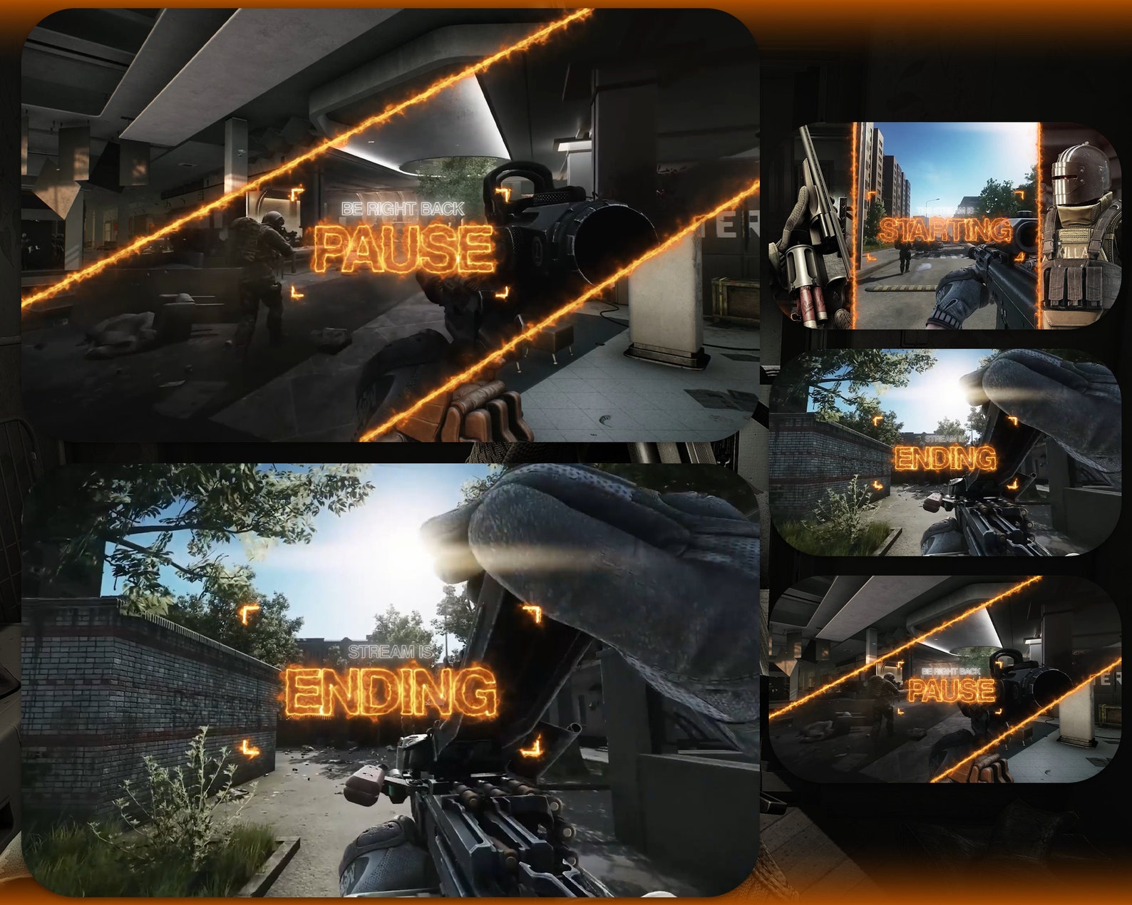 Escape From Tarkov Stream Overlay Package | Starting, Pause, Ending ...