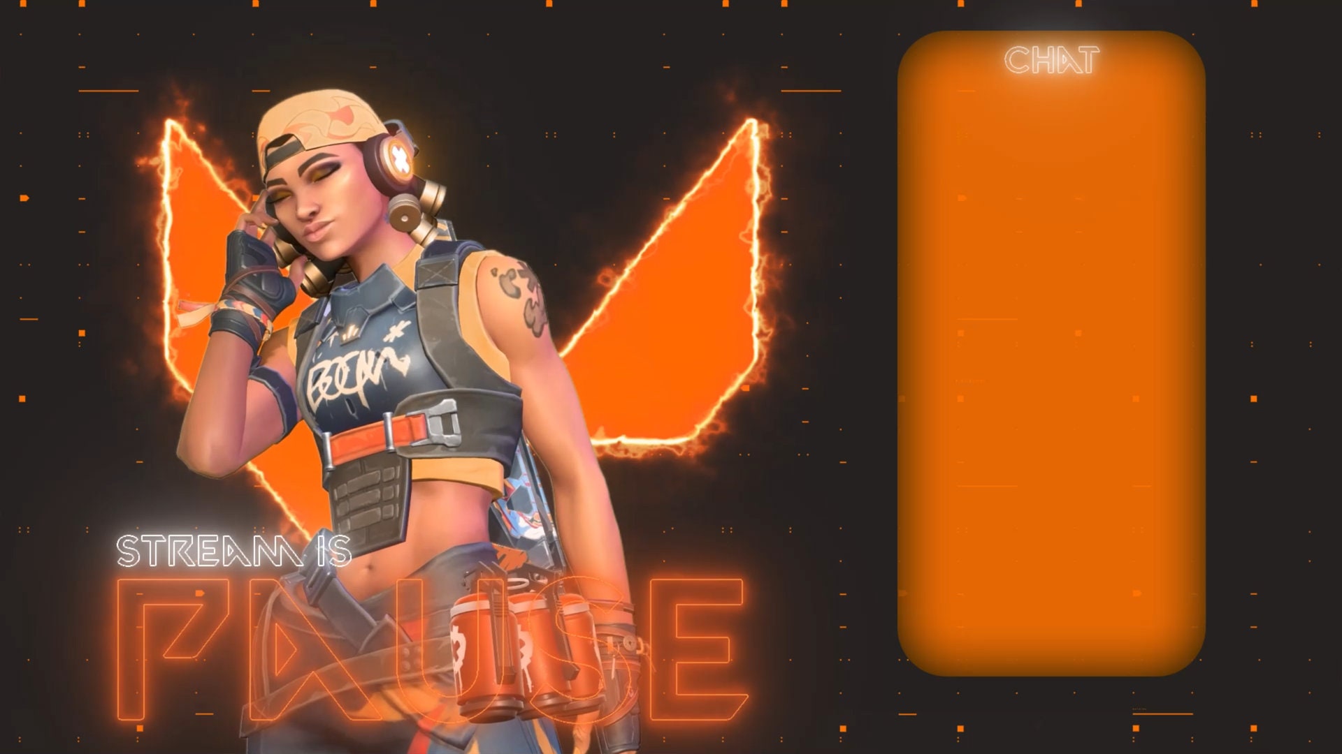 RAZE Valorant Stream Overlays Pack - Cute RAZE Stream Overlays | Twitch ...