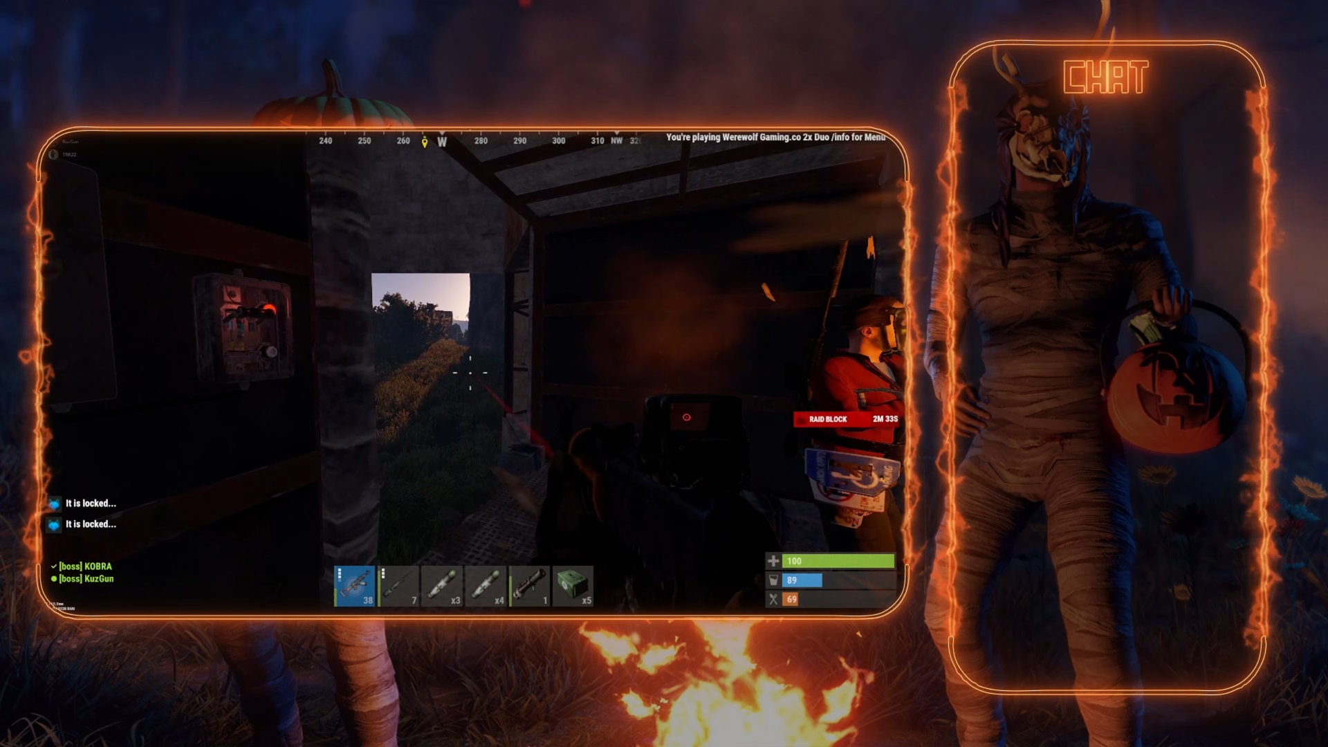 Rust Orange Complate Animated Twitch Package Rust Big Stream Pack ...