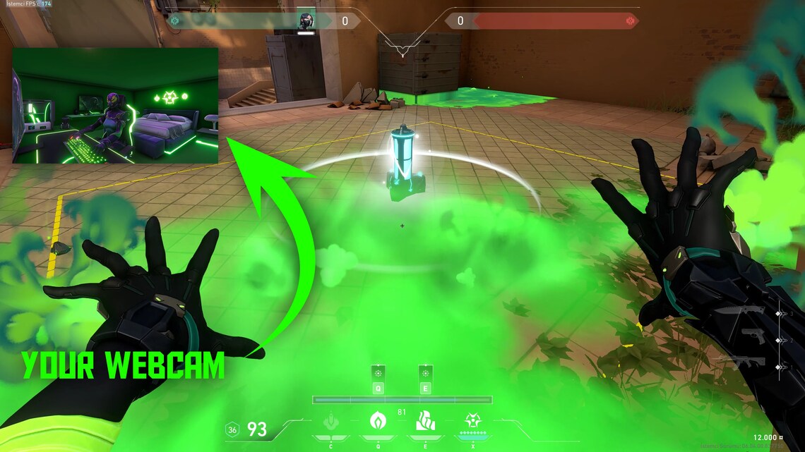 HD Valorant Viper Animated Virtual Camera (webcam / Screen) - 1080p ...