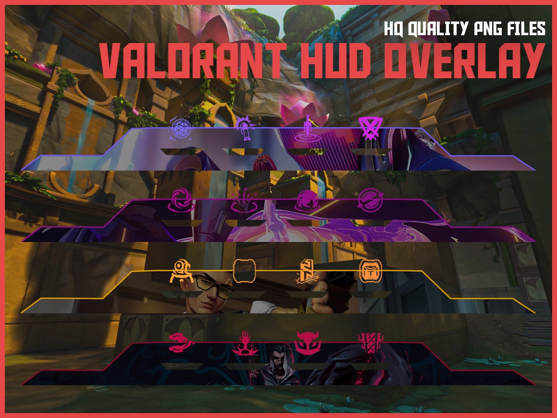 Waylay Update Valorant HUD Overlays || All Agent Ready File / Twitch ...