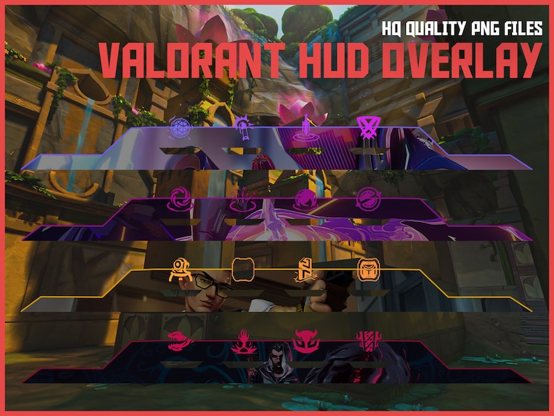 Waylay Update Valorant HUD Overlays || All Agent Ready File / Twitch ...