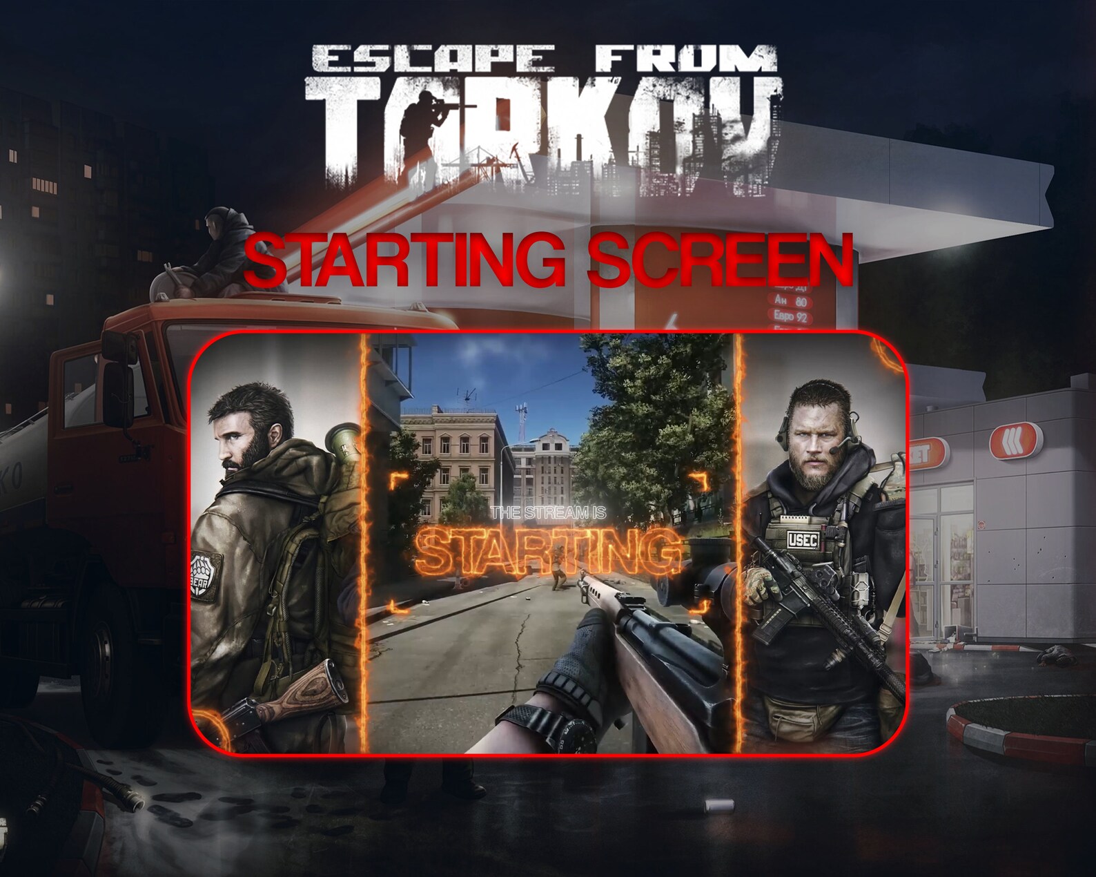 EFT | Escape From Tarkov Stream Overlay Package | Starting, Pause ...