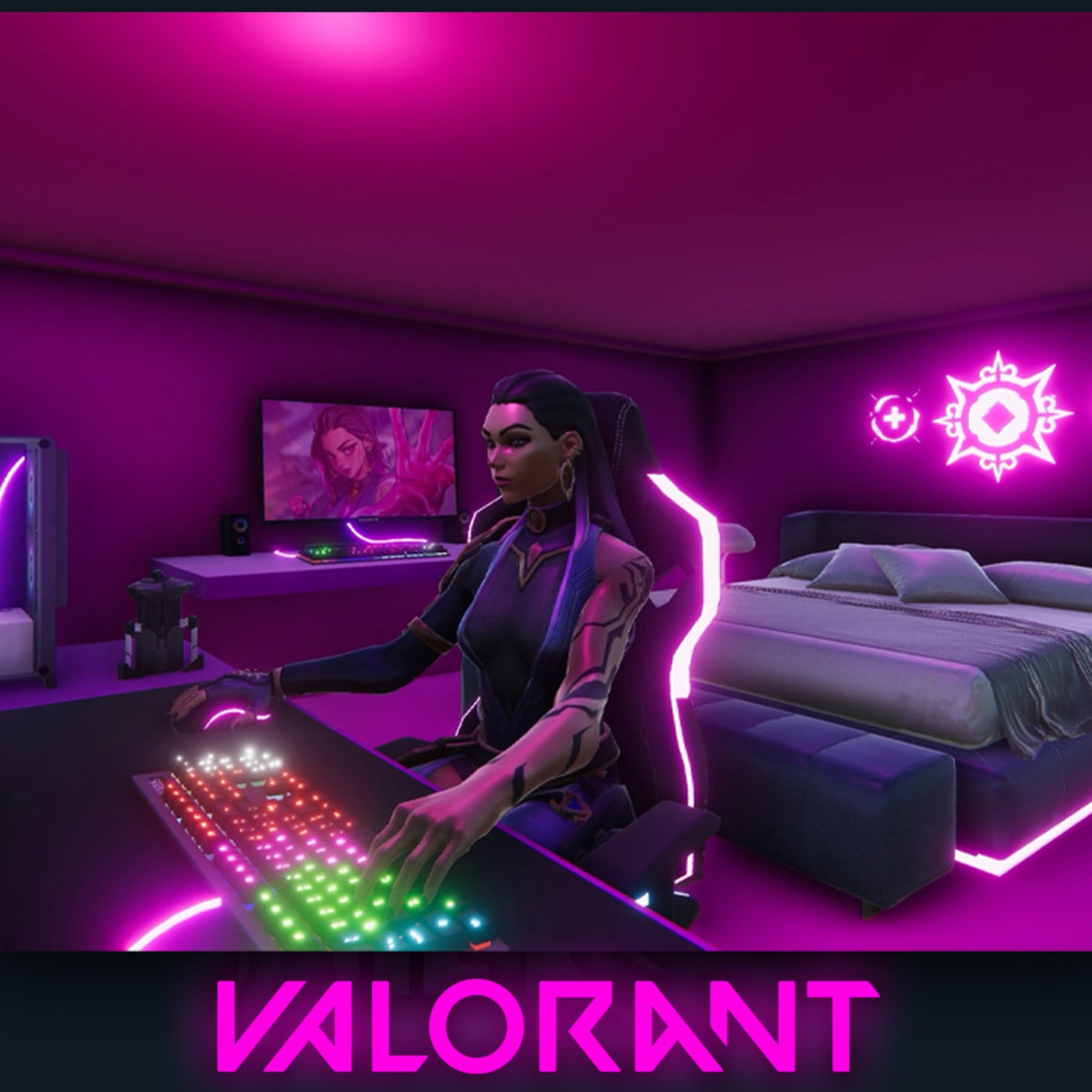 HD Valorant Reyna Animated Virtual Camera webcam / Screen - Etsy