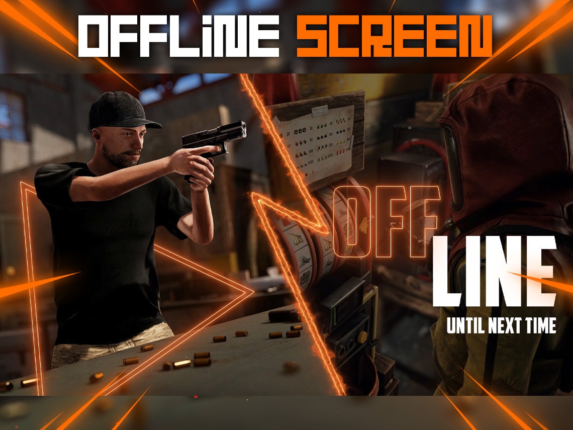 Rust Game Animated Twitch Overlay Package | Starting, Pause, Ending ...