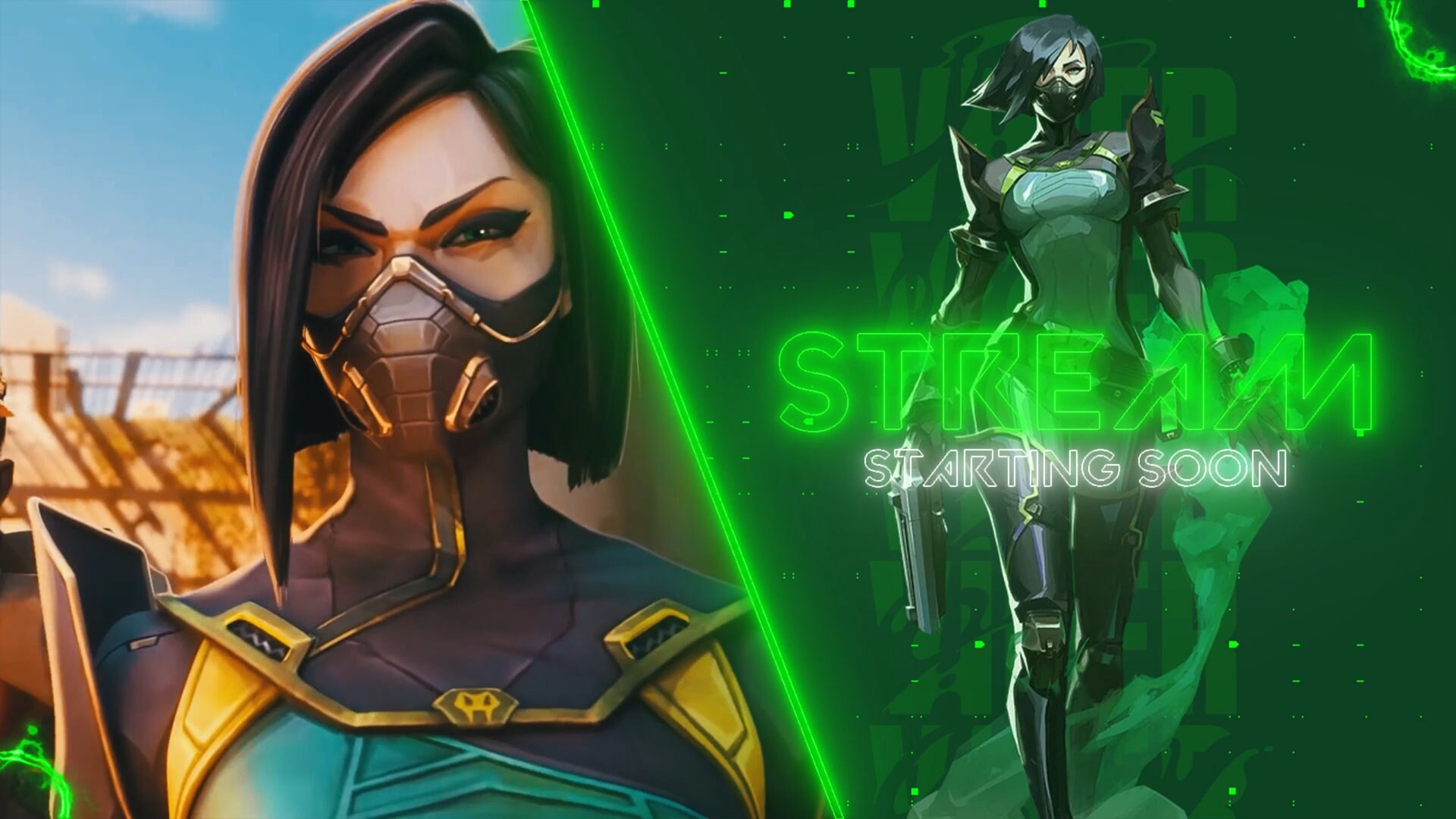 Viper Valorant Stream Overlay Pack Cute Viper Stream Overlay Twitch ...