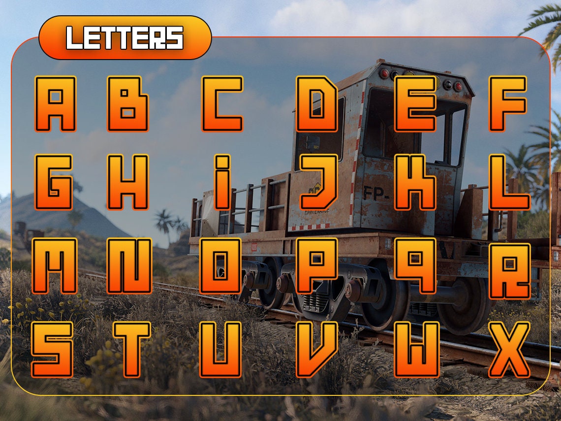 Rust Game 67 Text Emote and Letter, Twitch Text Emotes Emote Pack ...