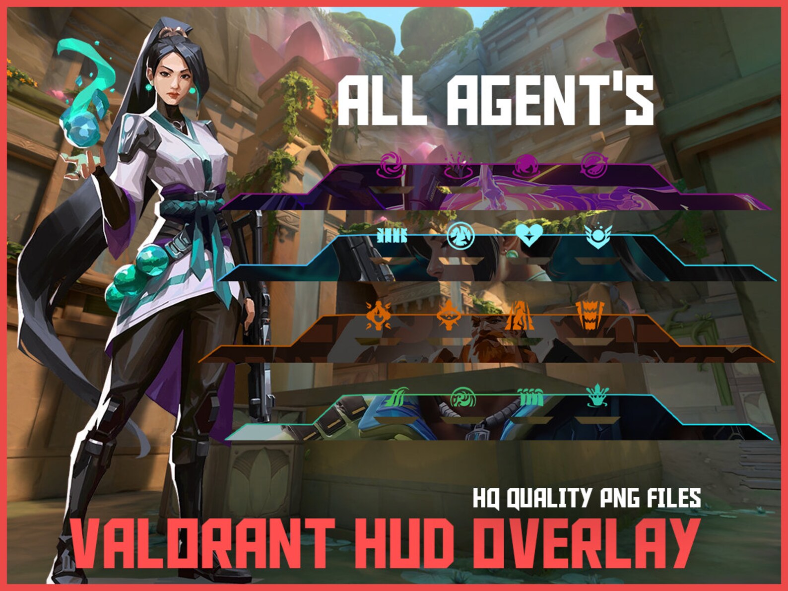 Tejo Update Valorant HUD Overlays All Agent Ready File / Twitch Overlay ...