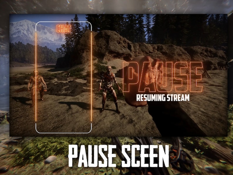 Sons of the Forest Stream Overlay | Starting, Pause, Ending Screen ...