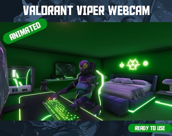 HD Valorant Reyna Animated Virtual Camera webcam / Screen 1080p Loop ...