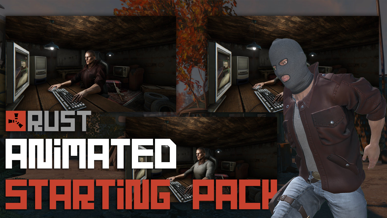 Stream Pack Designed for Rust Game - HD Quality - Everything for Stream ...