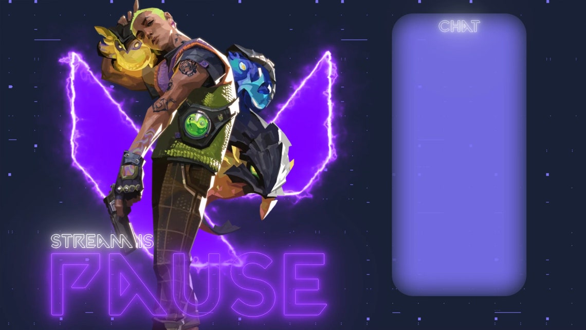 GEKKO Valorant Stream Overlays Pack Cute Gekko Animated Stream Overlays ...