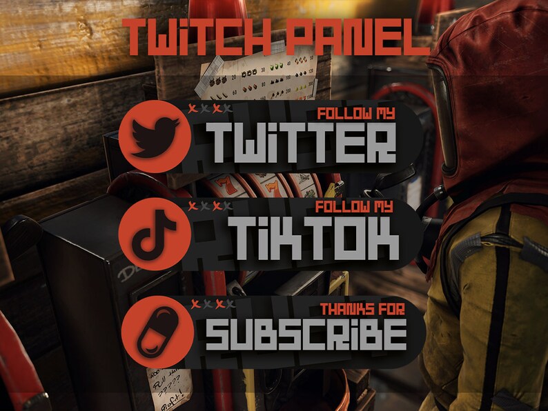 10x Rust Twitch Panels Pack | Rust, Twitch, Twitch Panel, Rust Game ...