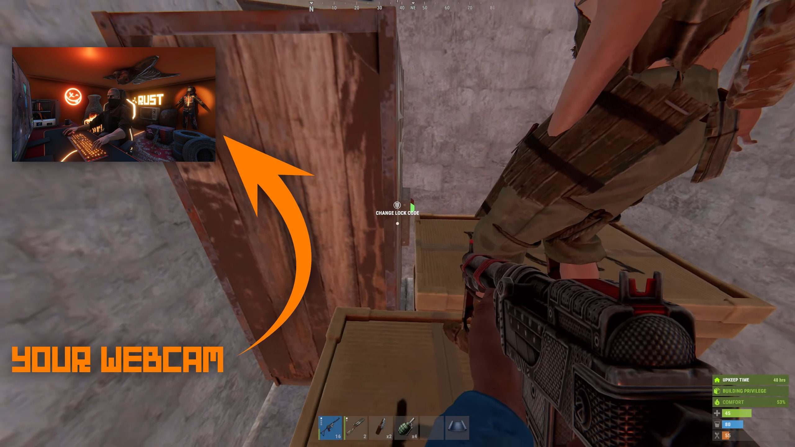 Rust Game Animated Twitch Overlay Package | Rust Discord Gift Pack ...