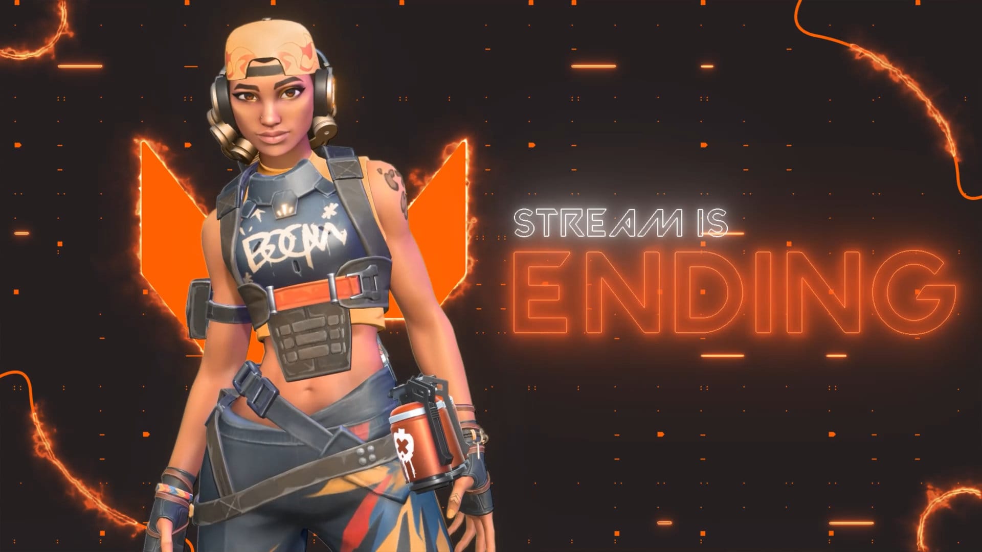 RAZE Valorant Stream Overlays Pack Cute RAZE Stream Overlays Twitch ...