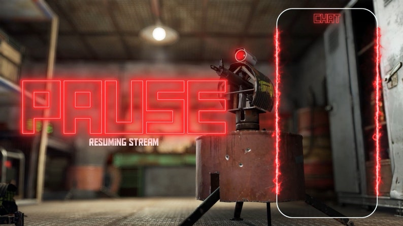 Rust Red Complate Animated Twitch Package | Rust Big Stream Pack Webcam ...